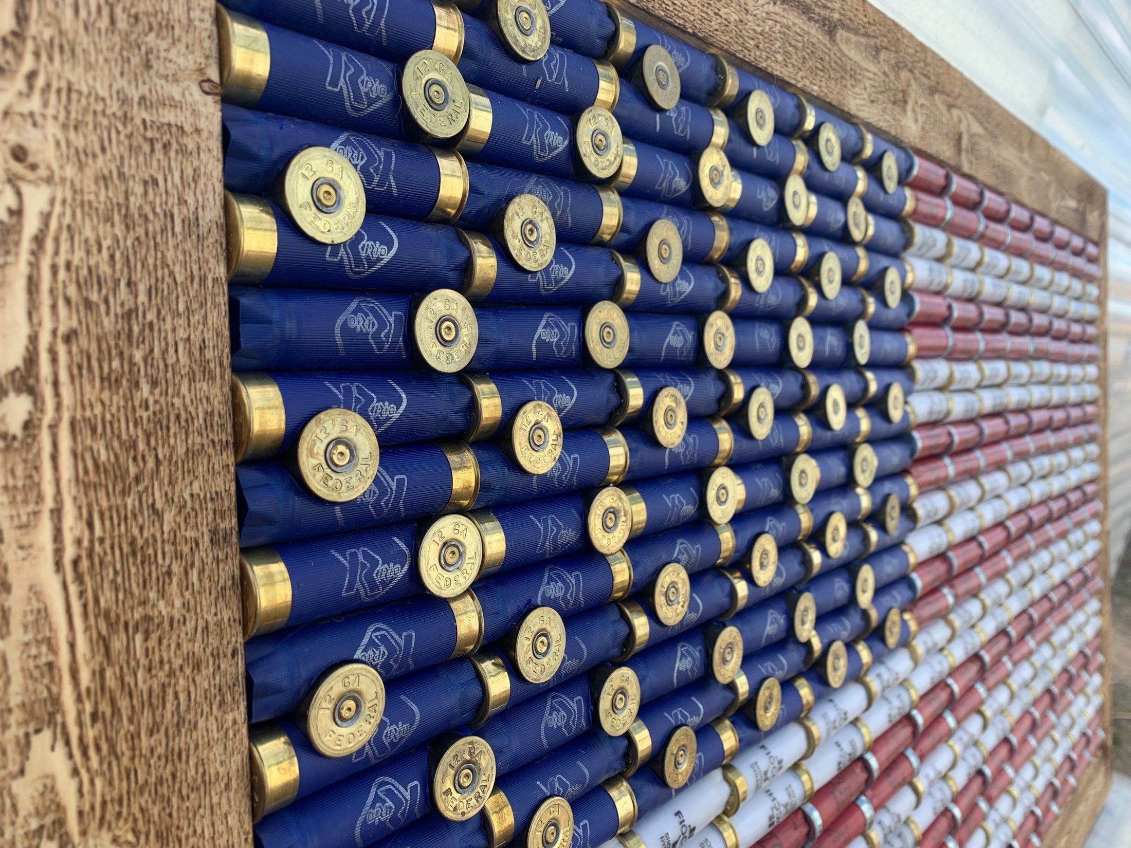 Extra Large Shotgun Shell American Flag – CraftySistersCorner