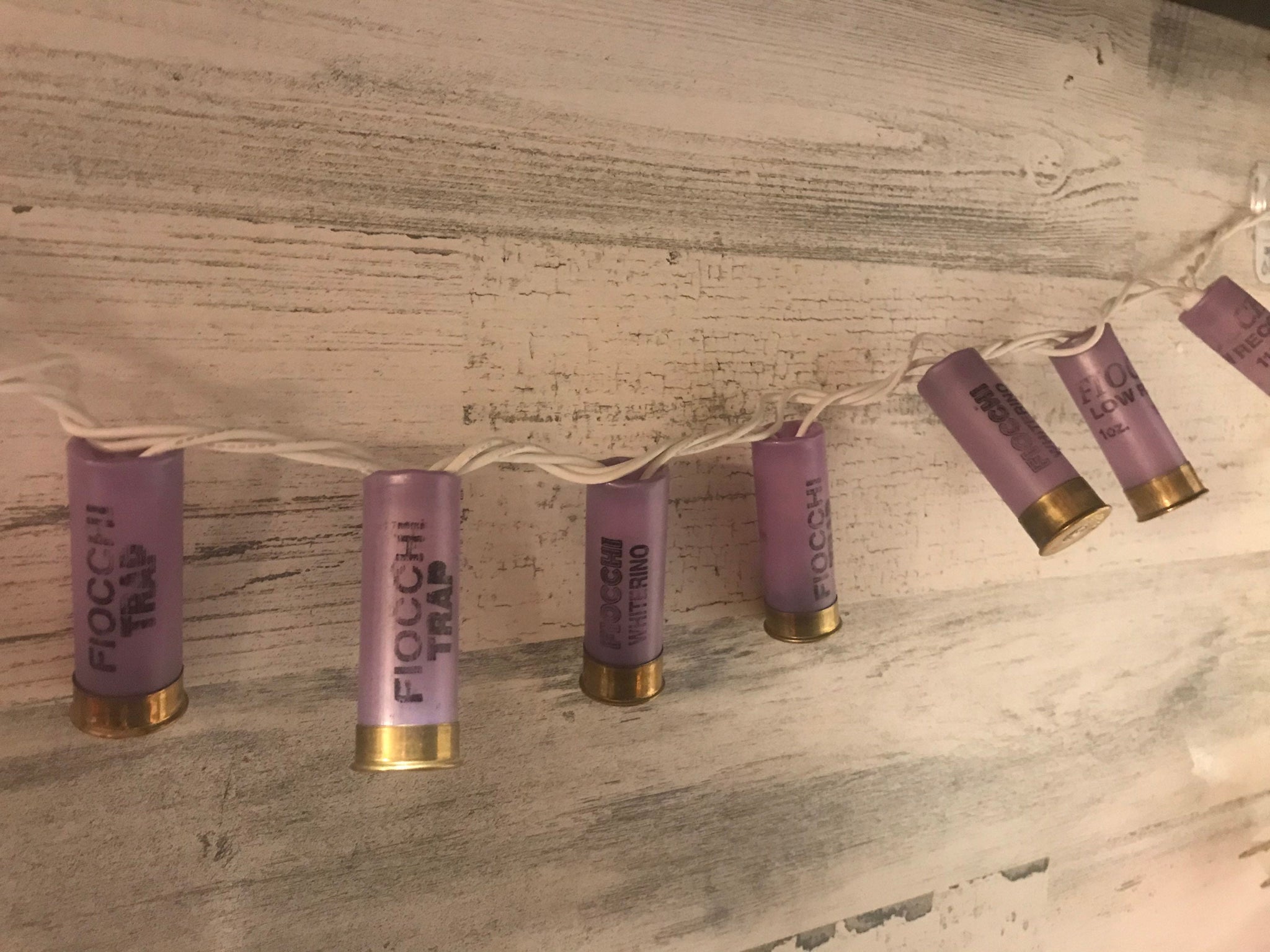 20 count 12 gauge shotgun shell lights with LED bulbs – CraftySistersCorner
