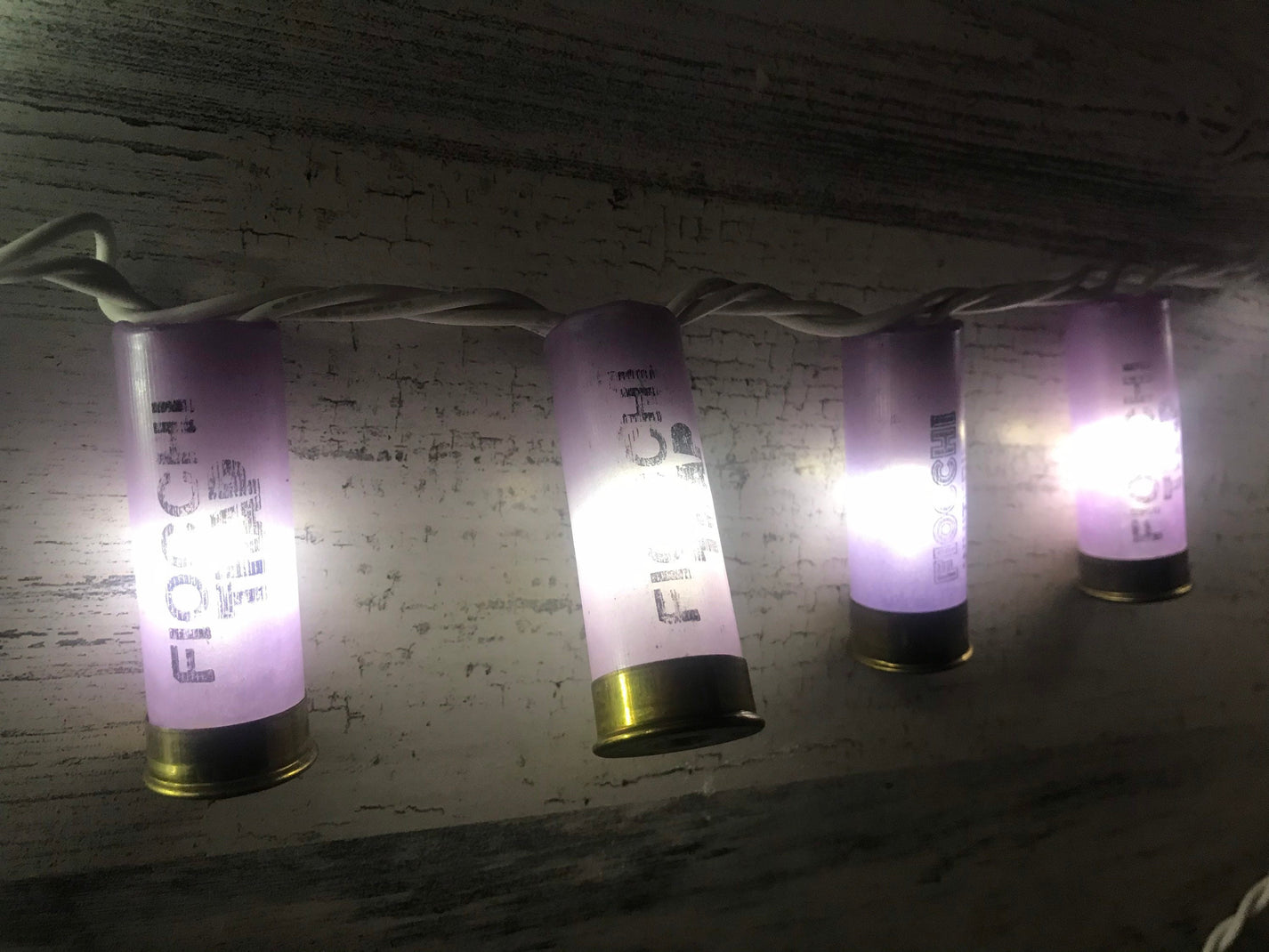 20 count 12 gauge shotgun shell lights with LED bulbs – CraftySistersCorner